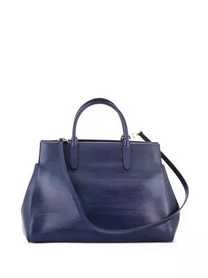 LOUIS VUITTON Epi Leather Satchel Handbag - Blue