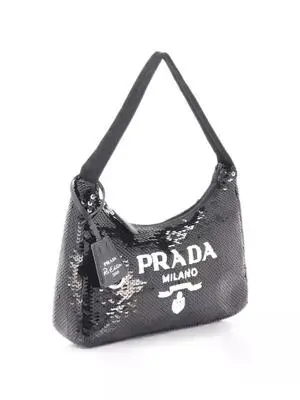 Prada Re-edition 2000 Sequins Mini Hobo Bag