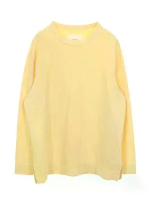 JIL SANDER 2010s Side Slit T-shirt - Yellow