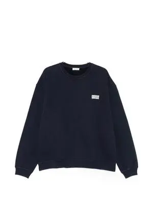 American Vintage Logo-print Sweatshirt - Blue