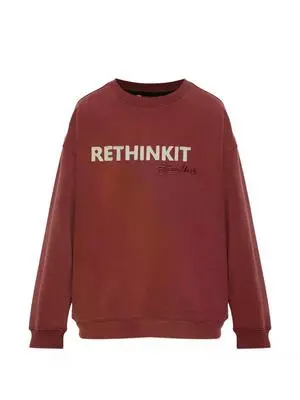 RETHINKIT STUDIOS Logo-embroidered Sweatshirt - Red