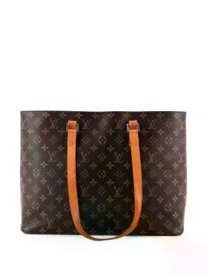 LOUIS VUITTON Luco Handbag Monogram Canvas Tote Bag - Brown