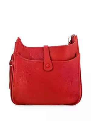 Hermès Evelyne Bag Gen Iii Clemence Gm Crossbody Bag - Red