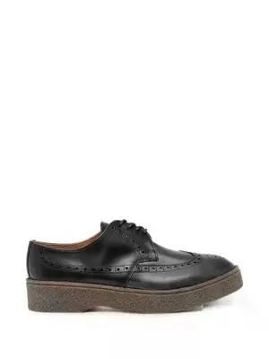 Comme Des Garçons X George Cox Popboy Brogue Derby Shoes - Black