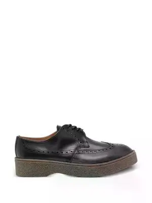 Comme Des Garçons X George Cox Popboy Brogue Derby Shoes - Black