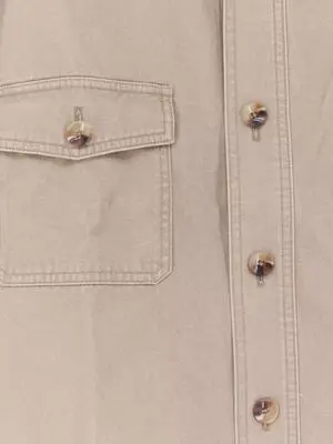 TONYWACK Flap-pocket Oversized Shirt Jacket
