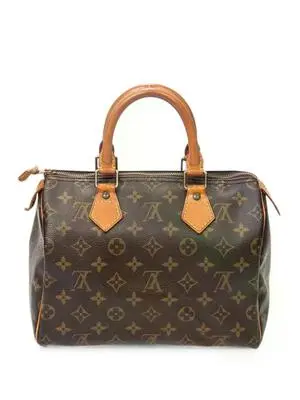 LOUIS VUITTON Speedy 25 Monogram Tote Bag - Brown