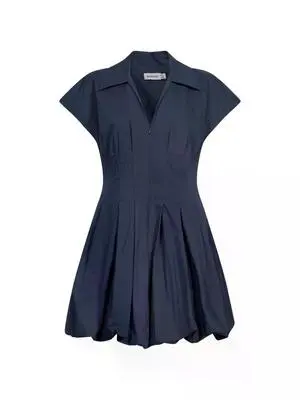 Simkhai Lirinne Bubble-hem Minidress - Blue