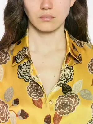 SIYU Floral Print Long Sleeve Shirt