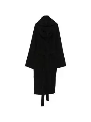 Rick Owens Belted Oversized Coat - Black