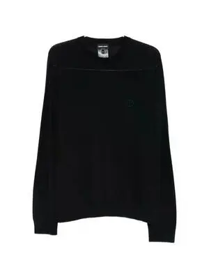 Giorgio Armani Ga-logo Embroidered Sweater