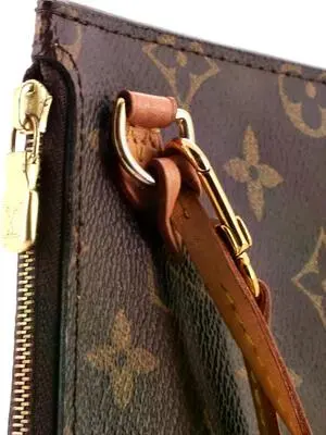 LOUIS VUITTON Neverfull Pochette Monogram Canvas Large Pouch