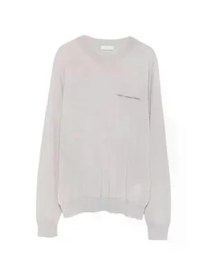 Peserico Embellished Pocket Sweater - Grey