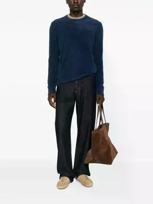 FILERIA Bouclé-knit Sweater - Blue