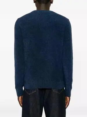 FILERIA Bouclé-knit Crew Neck Sweater
