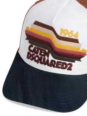 Dsquared2 Embroidered Mesh-panel Baseball Cap
