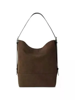 LEMAIRE Belted Cotton Tote - Brown