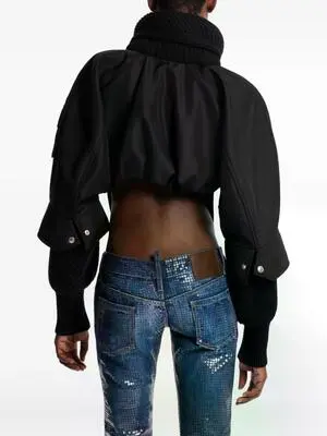 Dsquared2 Ribbed-knit Cropped Sweater