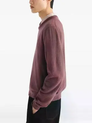 LEMAIRE Crew-neck Sweater In Alpaca Wool Blend