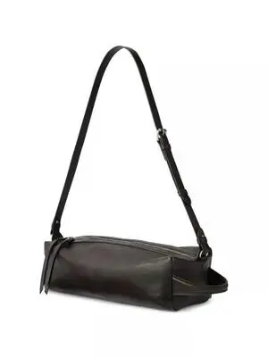 LEMAIRE Care Shoulder Bag In Nappa Lambskin - Brown
