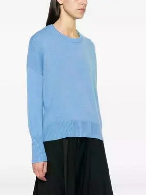LISA YANG Mila Ribbed-knit Crew-neck Sweater
