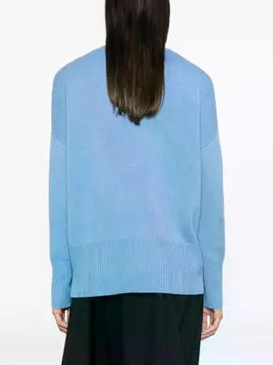 LISA YANG Mila Ribbed-knit Crew-neck Sweater