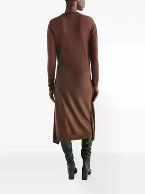 LEMAIRE Buttoned Dress In Merino Wool Blend