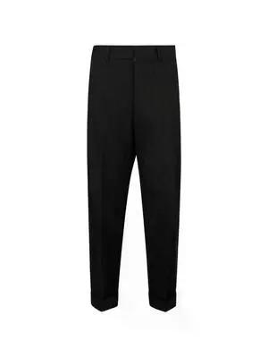 Dsquared2 Pinstriped Pleated Trousers - Black