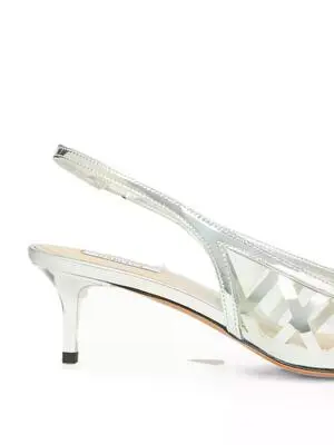 MANILA GRACE Cut-out Slingback Pumps