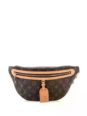 LOUIS VUITTON High Rise Bum Bag Monogram Canvas Belt Bag - Brown