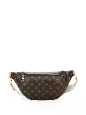 LOUIS VUITTON High Rise Bum Bag Monogram Canvas Belt Bag - Brown