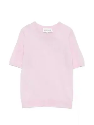 Eric Bompard Short-sleeved Cashmere Jumper - Pink