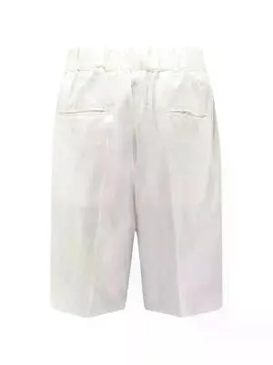 HEVO Drawstring-waist Pleated Shorts
