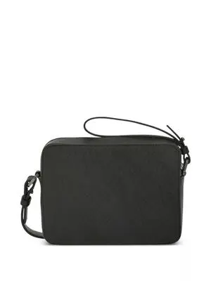 FERRAGAMO Monogram Shoulder Bag - Black