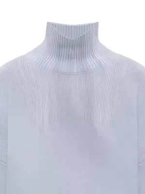LISA YANG Cashmere Roll Neck Sweater - Blue