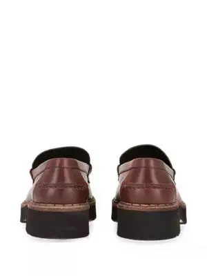 TOD'S Leather Penny Loafers