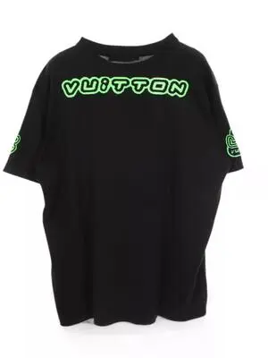 LOUIS VUITTON 2010s Graphic-knit T-shirt