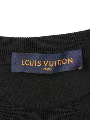 LOUIS VUITTON 2010s Graphic-knit T-shirt