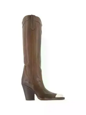 Paris Texas El Dorado Embellished Boots - Brown