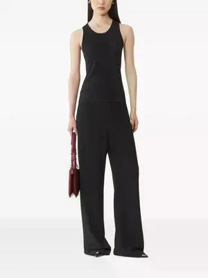 LANVIN Sleeveless Bead-embellished Tank Top