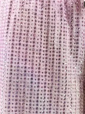 VENUJA Crystal-embellished Drawstring Shorts - Pink