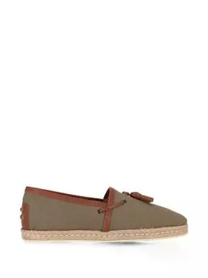 TOD'S Espadrille Loafers With Tassel Detail