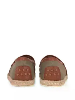 TOD'S Espadrille Loafers With Tassel Detail