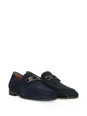 TOD'S Suede Chain Loafers