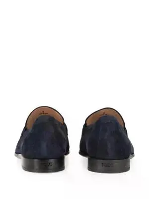 TOD'S Suede Chain Loafers