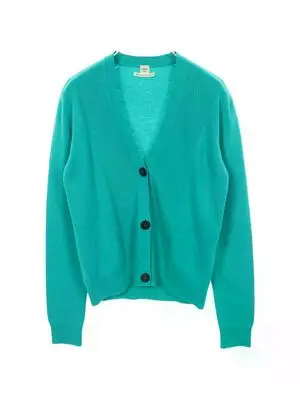 Hermès 2010s V-neck Cashmere Cardigan - Green