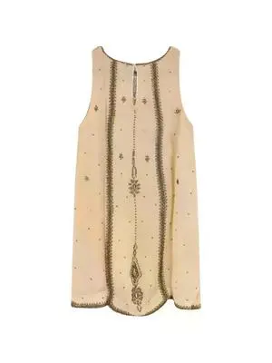SCARLETT POPPIES Anabel Beaded Mini Dress