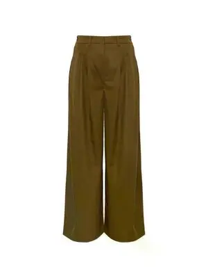GESTUZ Gzolivia Pleated Trousers - Green