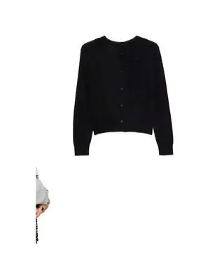 SEMICOUTURE Button-up Wool Cardigan