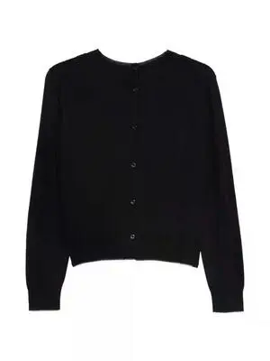 SEMICOUTURE Button-up Wool Cardigan - Blue